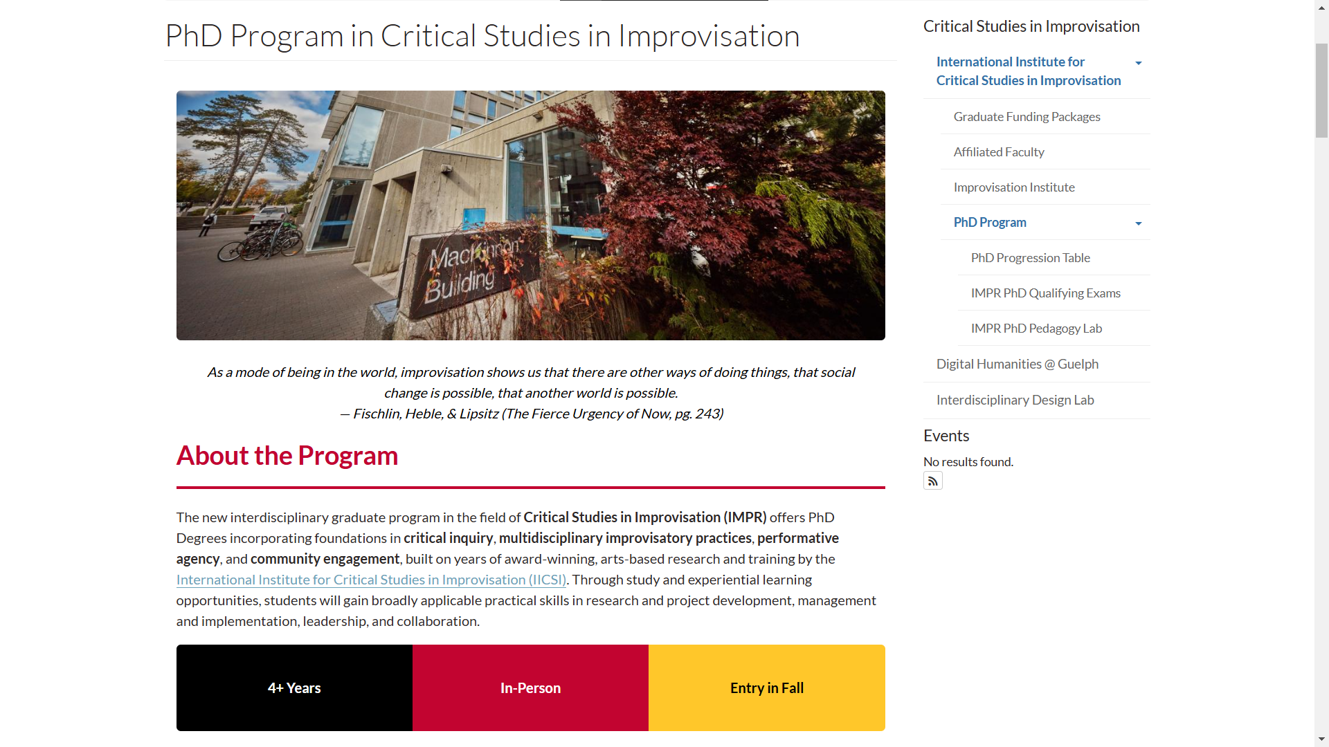 Fall 2024 Work Term Report - University of Guelph, College of Arts